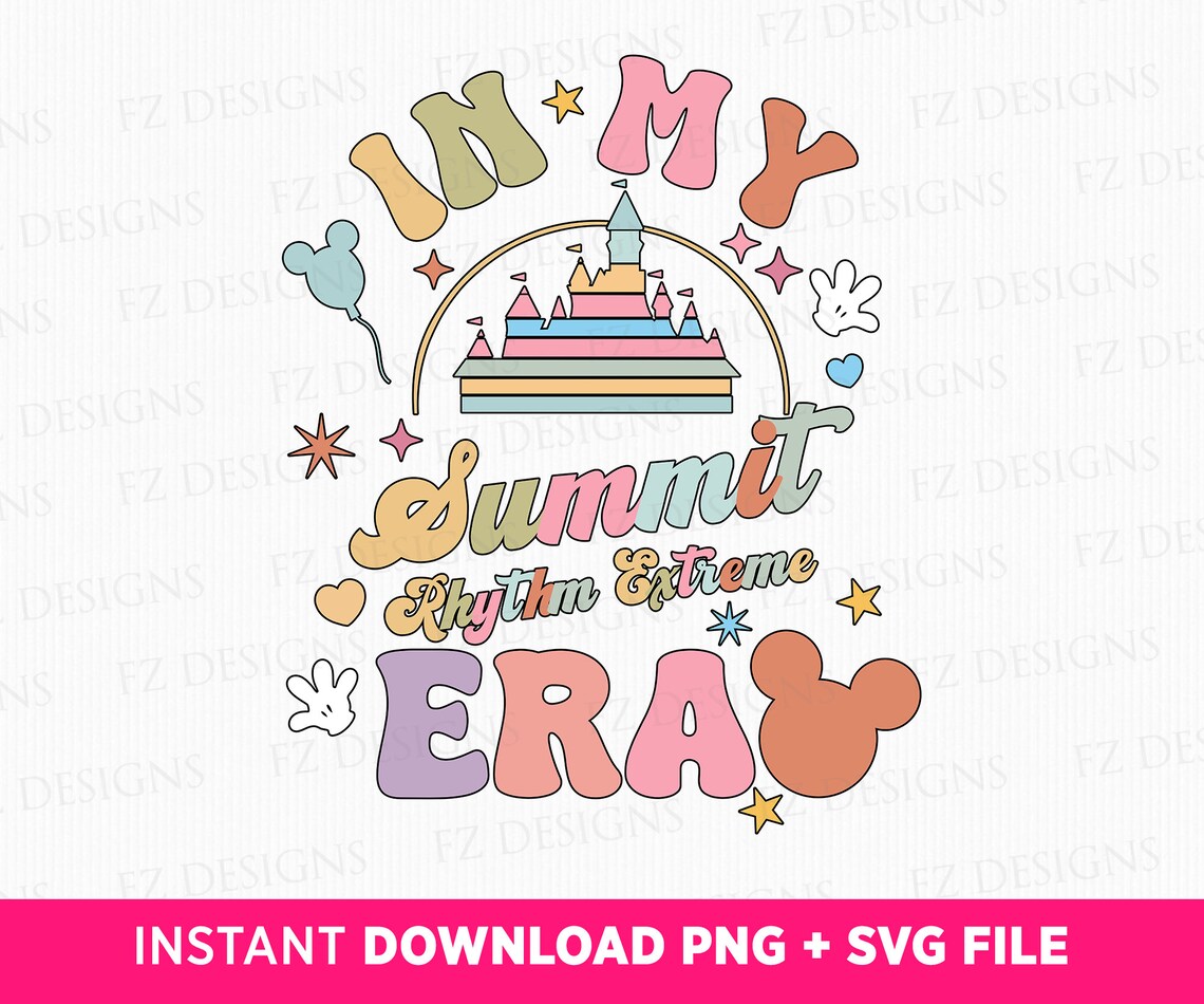 In My Summit Era SVG, Retro Kingdom Design (PNG File) - Etsy