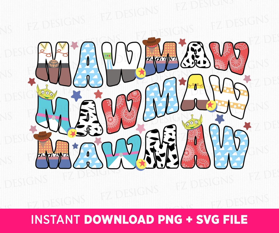 Toy Friends Mawmaw Svg, Cowgirl Mawmaw Svg, Family Trip Svg, Gift for ...