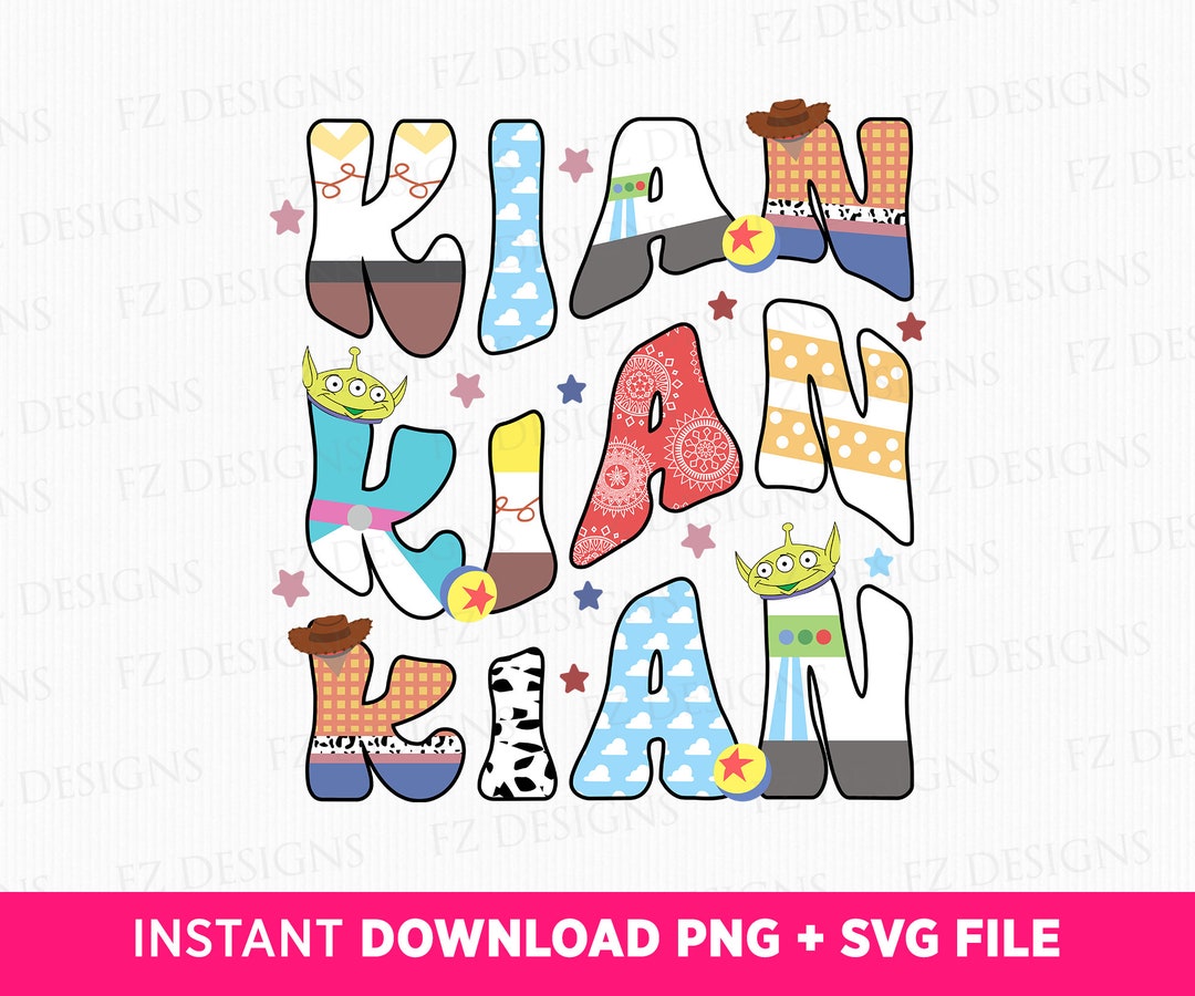 Toy Friends Kian Svg, Family Trip Svg, Wavy Kian Svg, Family Vacation Svg, Png File for ...