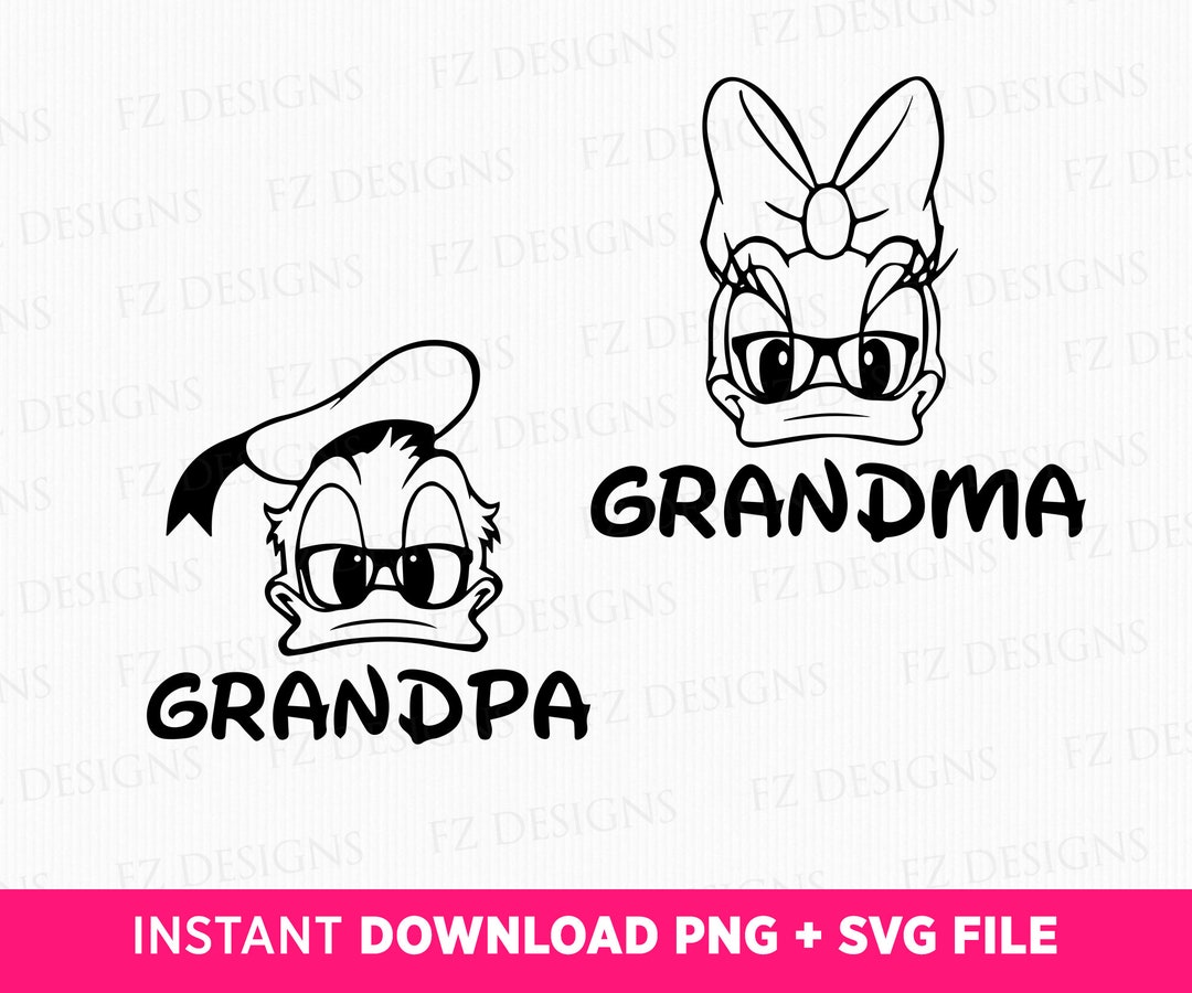 Miss Duck and Friend Svg, Grandma Duck Svg, Family Trip Svg, Family ...