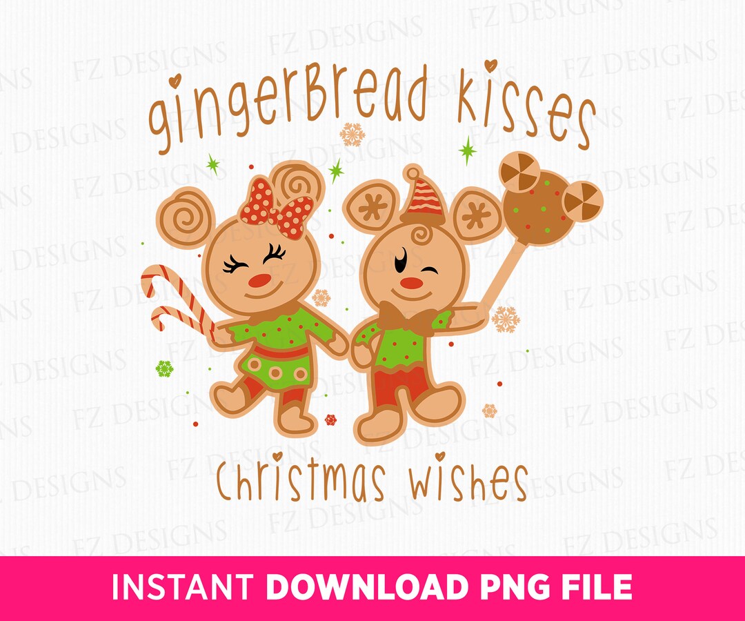 Gingerbread Kisses Png, Christmas Wishes Png, Holiday Season Png ...