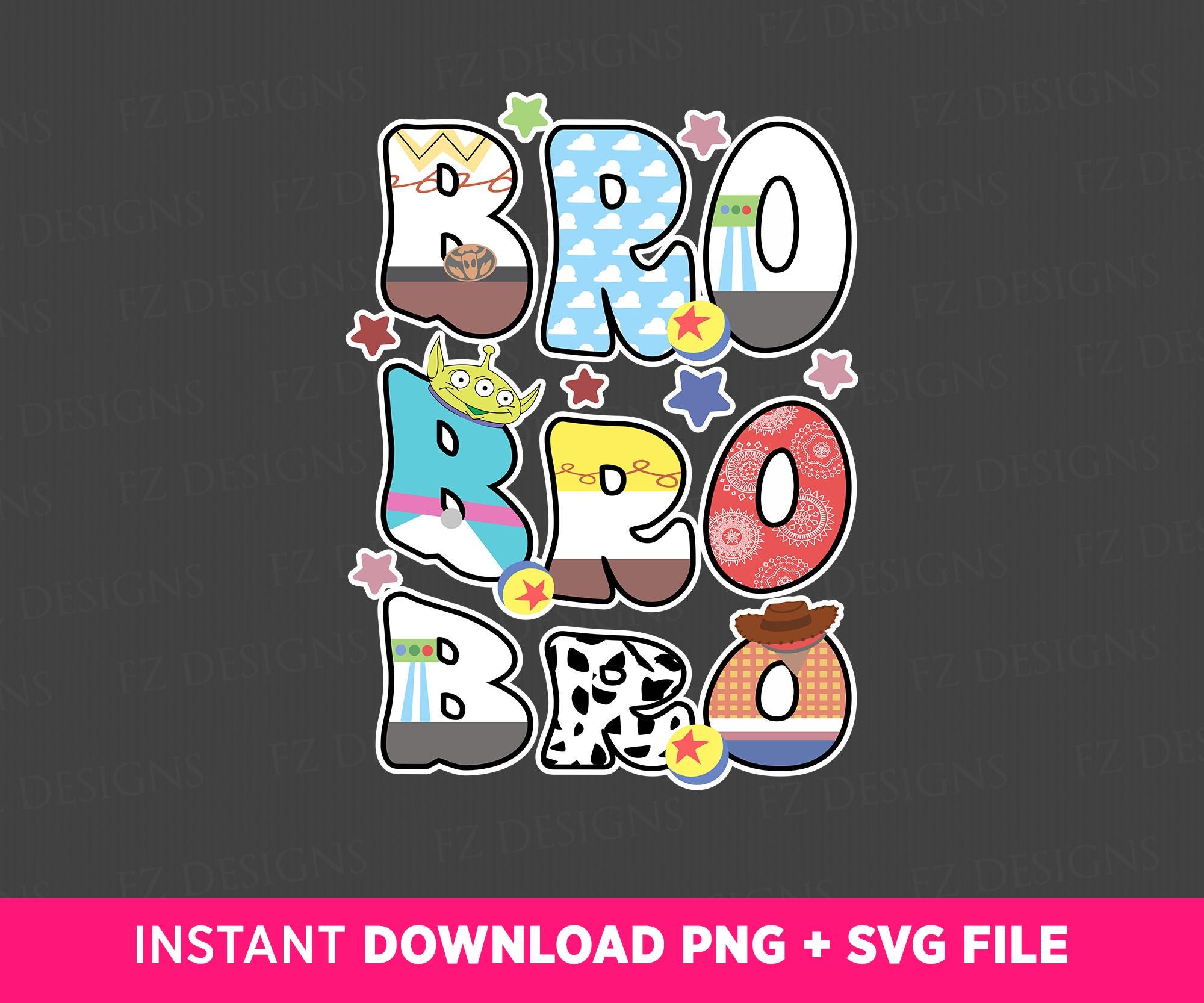 Toy Friends Bro Svg, Retro Bro Svg, Family Trip Svg, Family Vacation ...