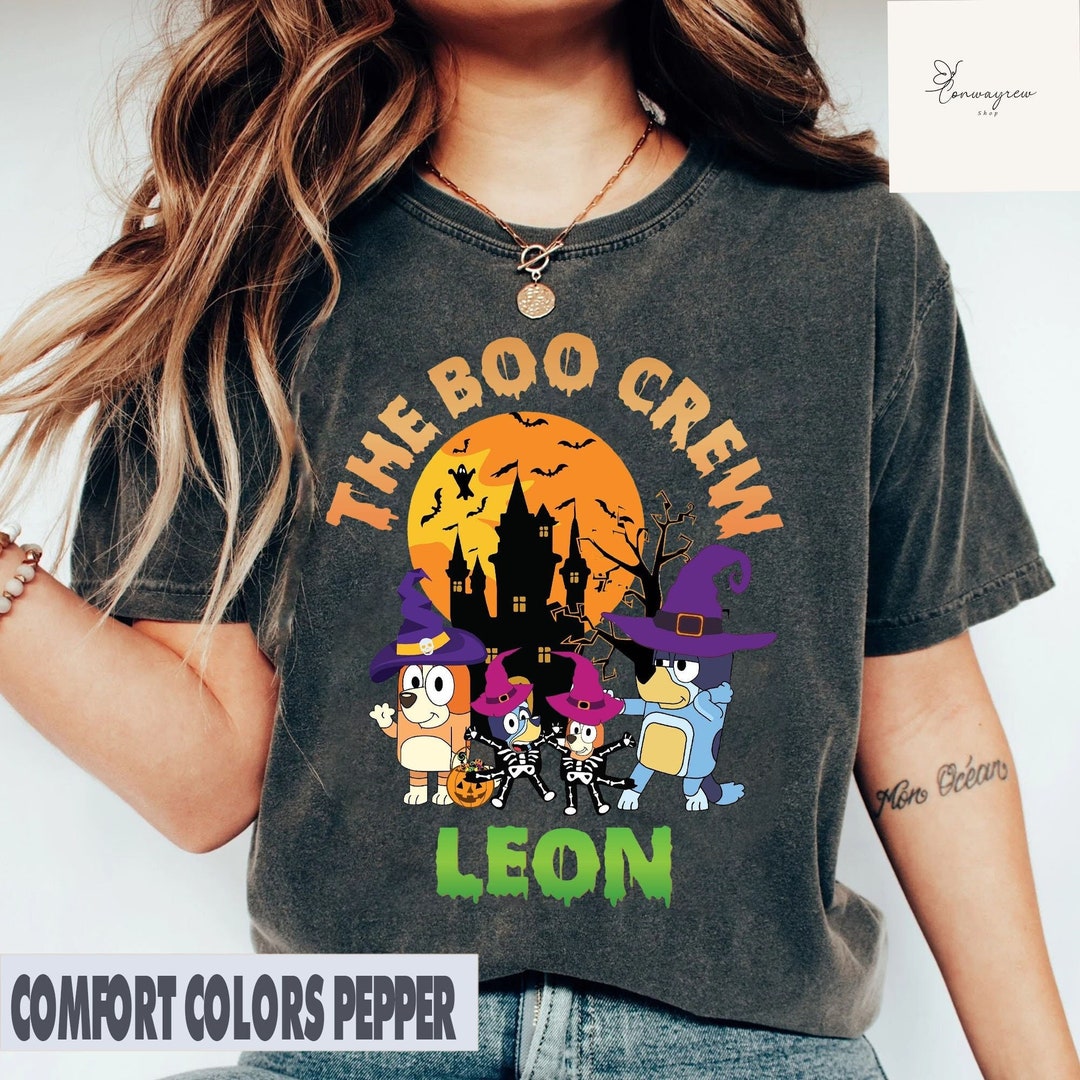The Boo Crew Bluey Bluey Halloween Shirt Bluey Halloween - Etsy
