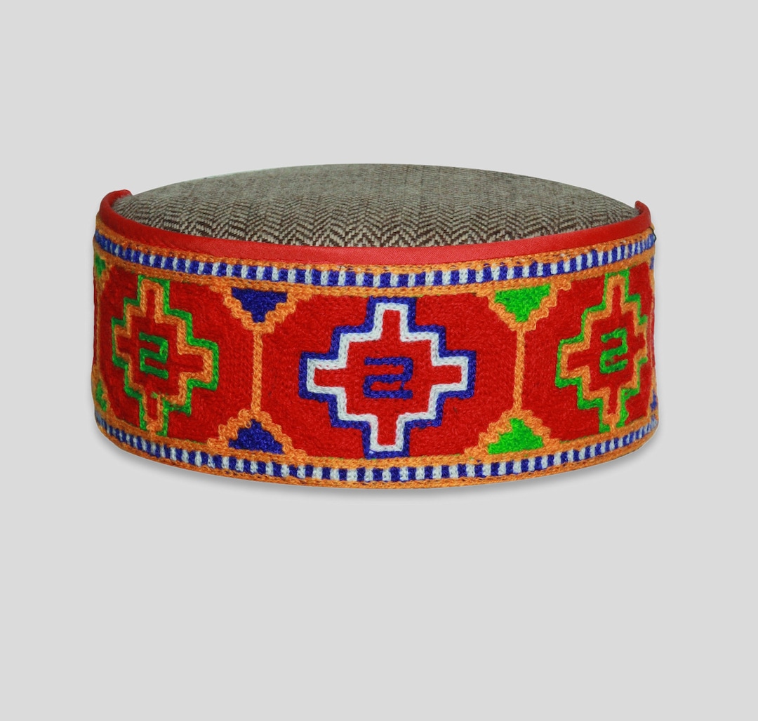 Unisex Woolen Kullu Cap Kashmiri Cap Pakol Cap Multicolor Cap Ethnic ...