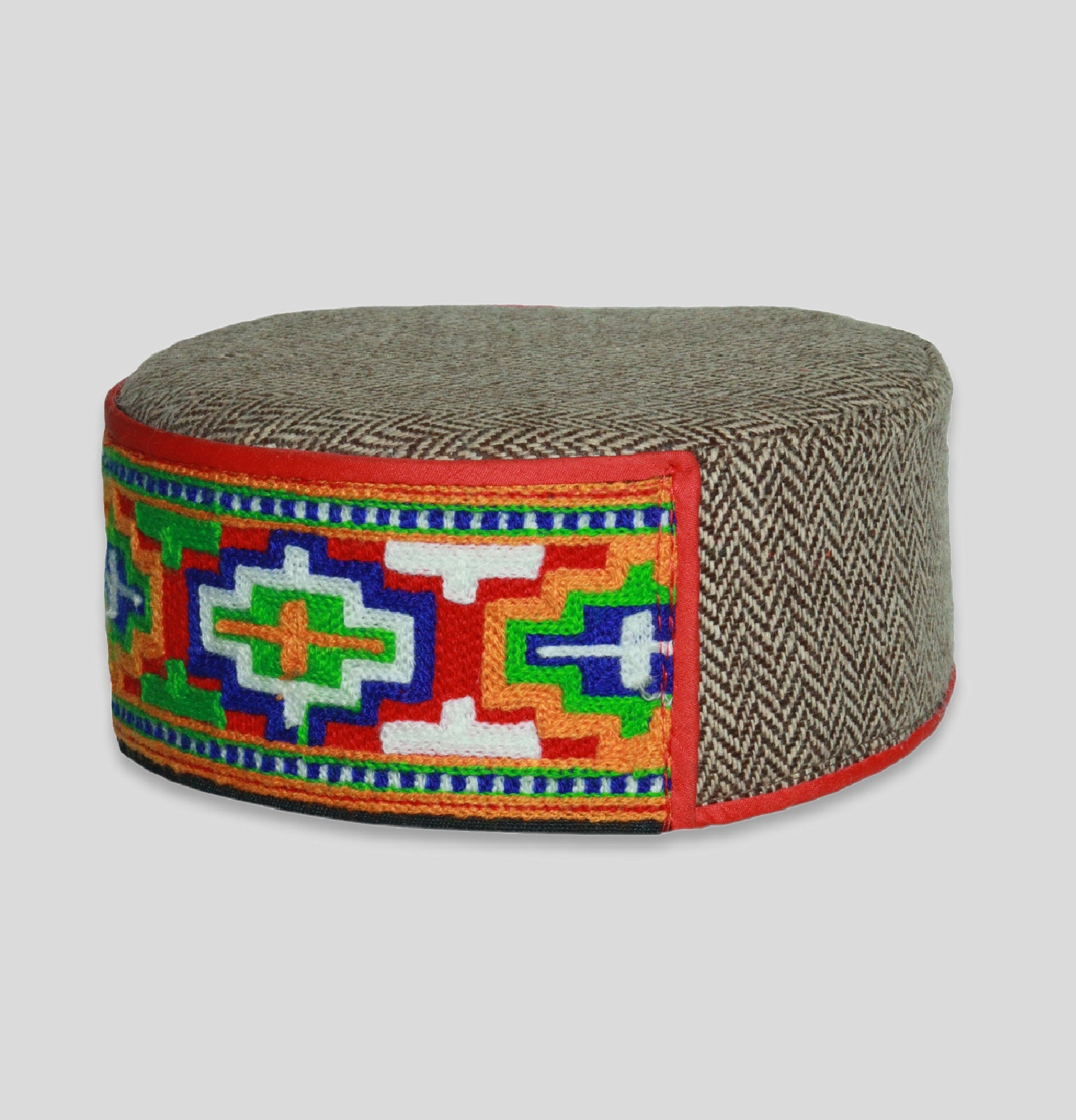 Unisex Woolen Kullu Cap Kashmiri Cap Pakol Cap Multicolor Cap Ethnic ...