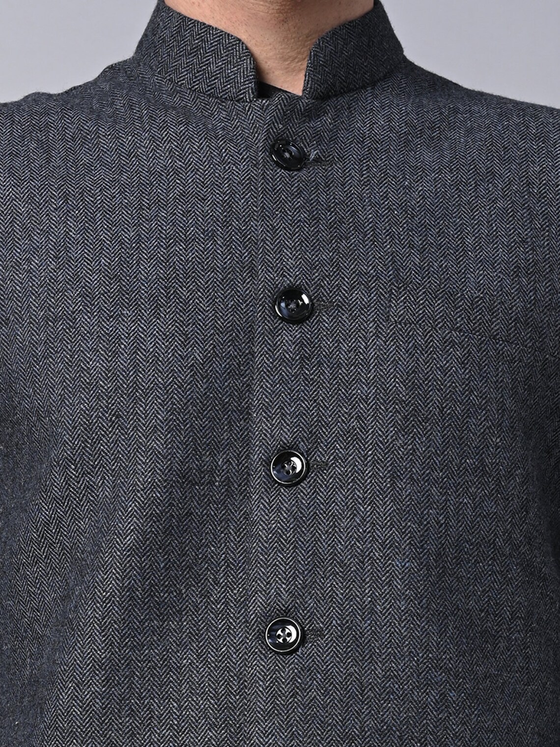 Men's Pure Wool Indian Traditional Nehru Jacket Modi Jacket for Wedding ...