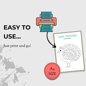 30 Preschool Tracing Worksheets: Practice Sheets for Pre K, Printable ...