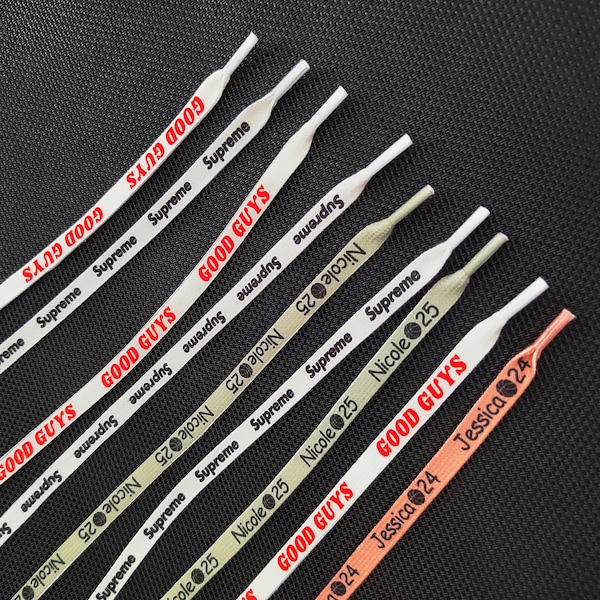 Custom Shoelaces - Etsy