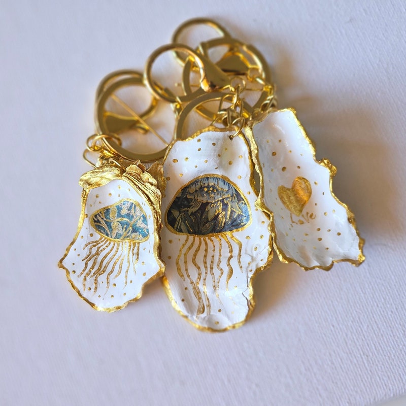 Sea Shell Keychain - Etsy