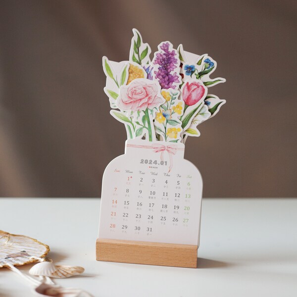 Flower Calendar - Etsy