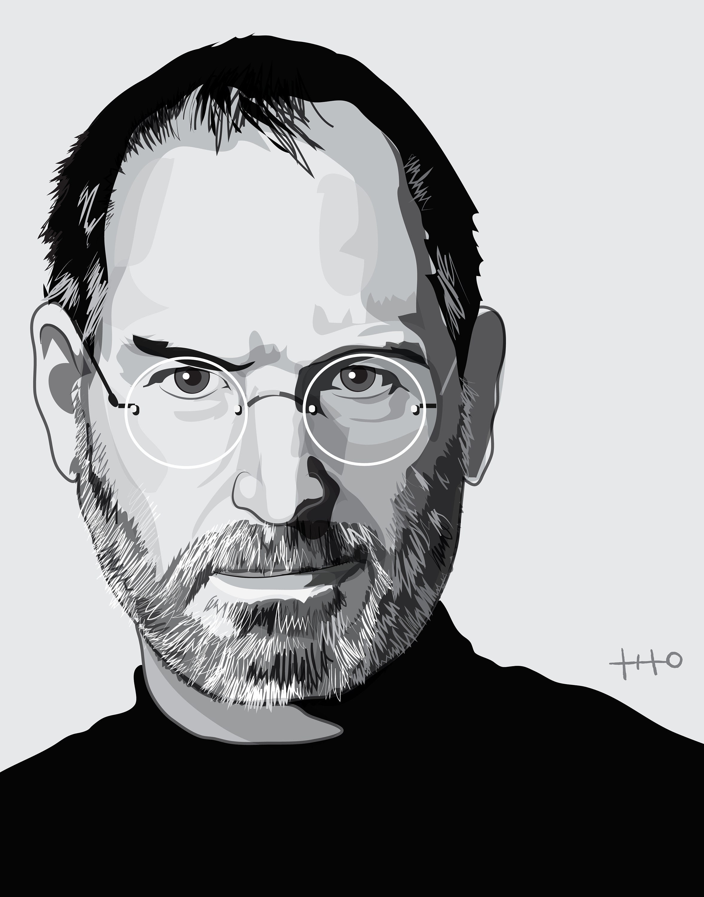 Steve Jobs, Portraits, Retratos. Poster, Cartel, Art, - Etsy