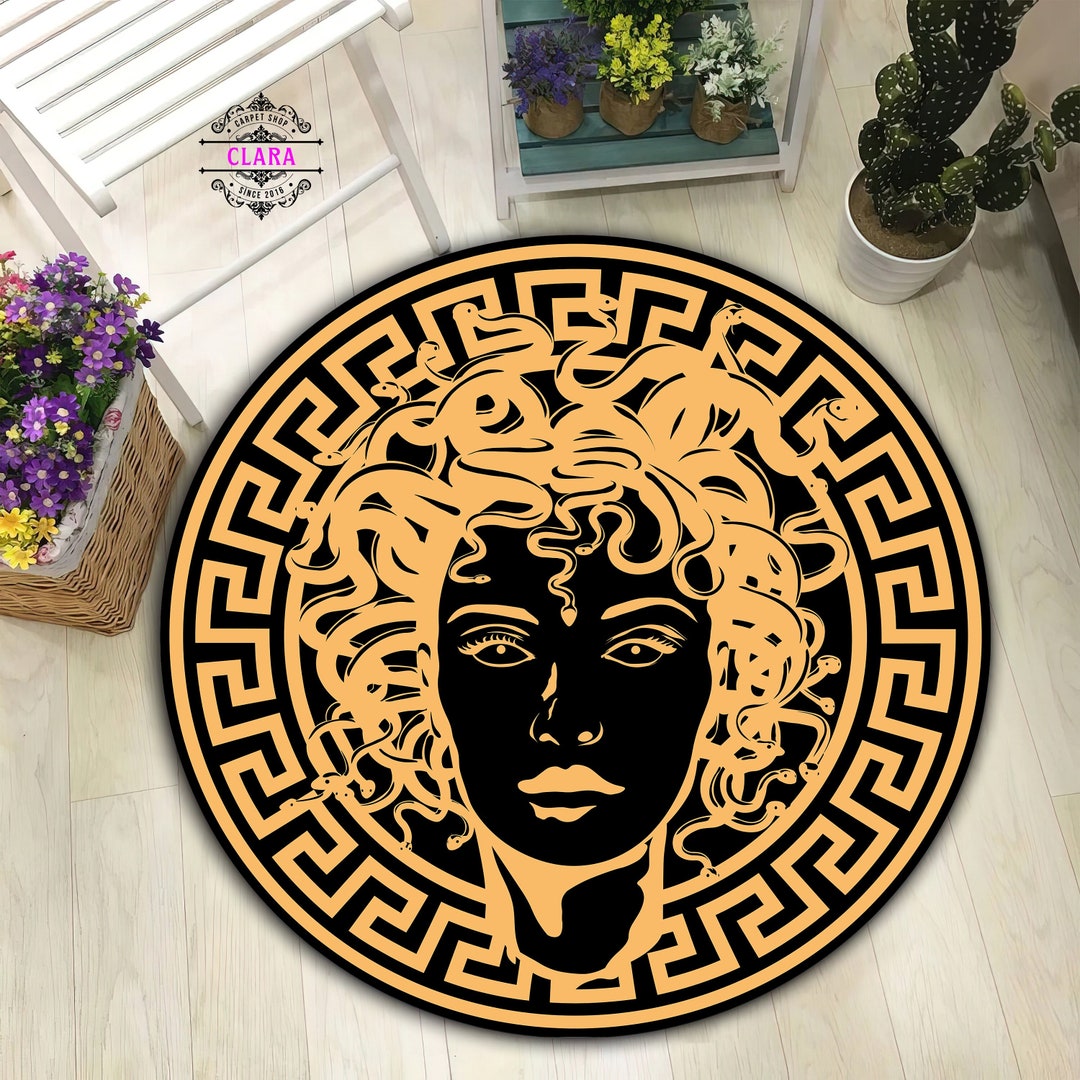 Medusa Carpet Greek Pattern Rug Seamless Greek Rug Ancient - Etsy