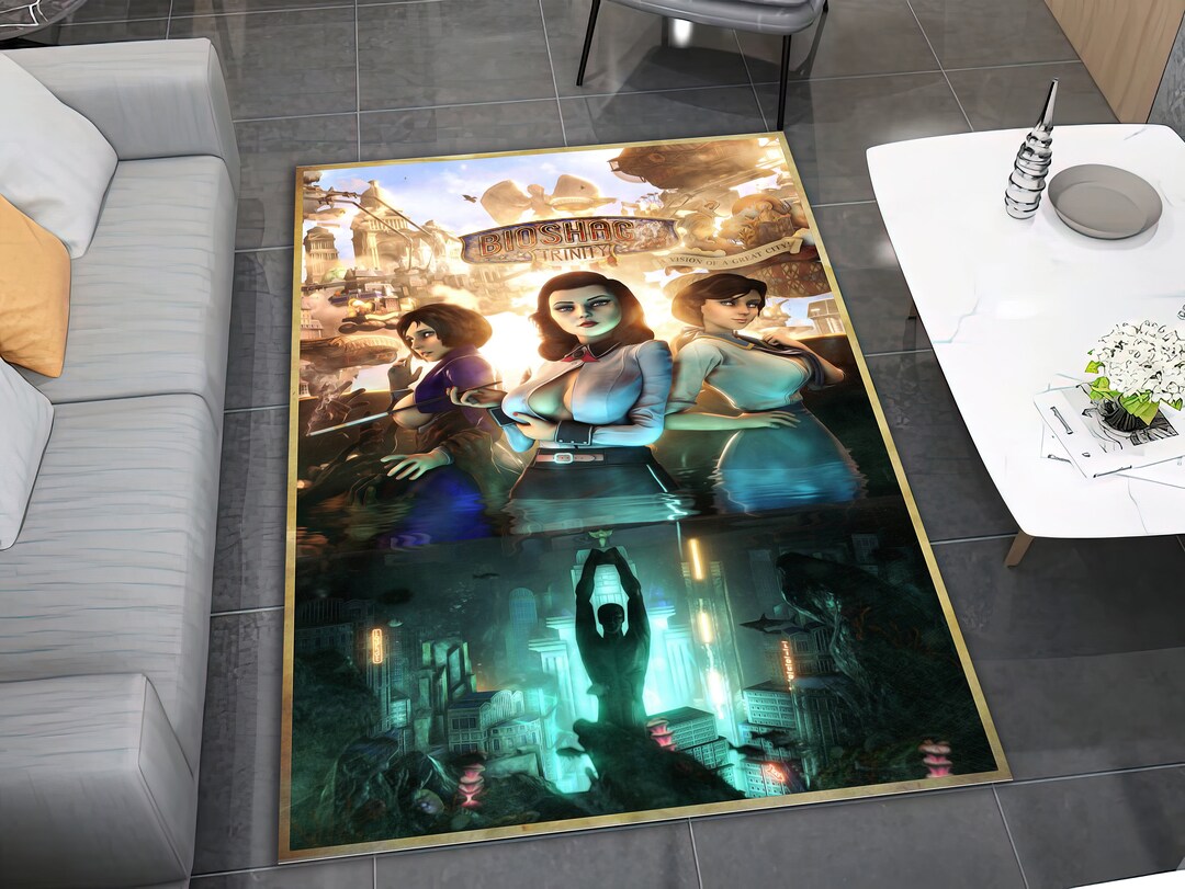 Video Game Bioshock Welcome Rapture Rug, Bioshock Area Rug, Bioshock ...