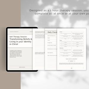Christian Self Therapy Journal: Identity in Christ Workbook (digital ...