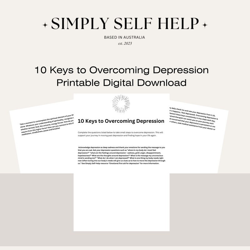 SimplySelfHelp - Etsy