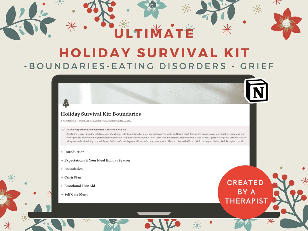 Ultimate Holiday Survival Kit: Boundaries Eating Disorder Grief and ...