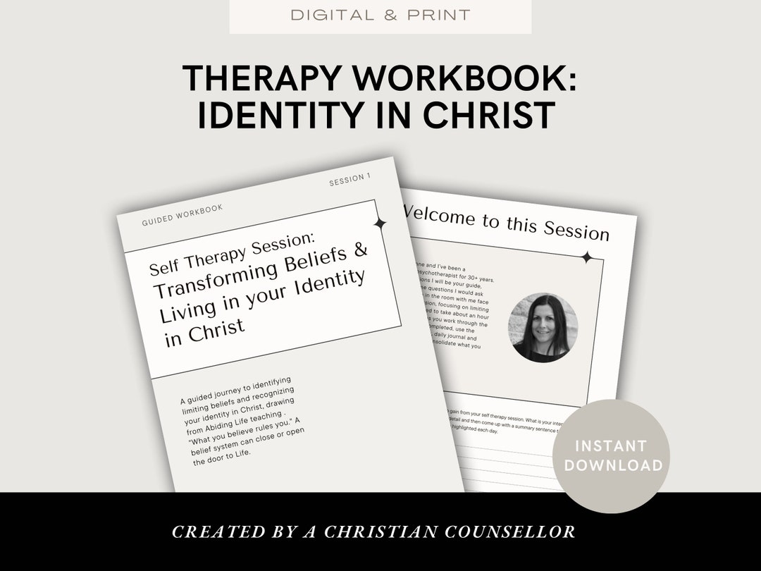 Identity in Christ Self Therapy Journal | Christian Counselling ...