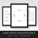 Grounding Technique Poster Bundle | Mindfulness & Coping Skills ...