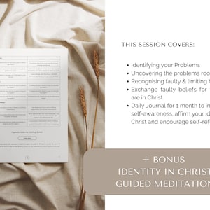 Christian Self Therapy Journal: Identity in Christ Workbook (digital ...