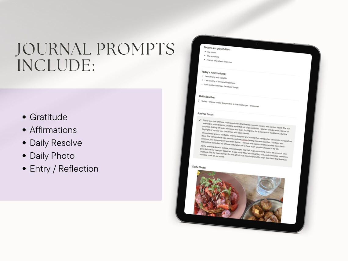 Notion Wellbeing Journal & Tracker | ADHD + Anxiety Symptoms Reporting | Mood, Emotion, Sleep ...