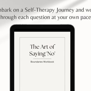 The Art of Saying No - Boundaries Worksheet - Wellbeing Journal ...
