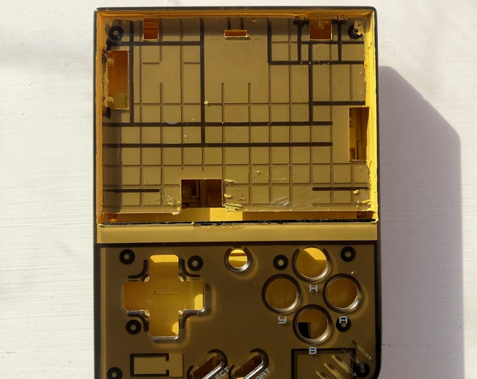 Custom Black and Yellow Miyoo Mini Complete Replacement Shell Body ...