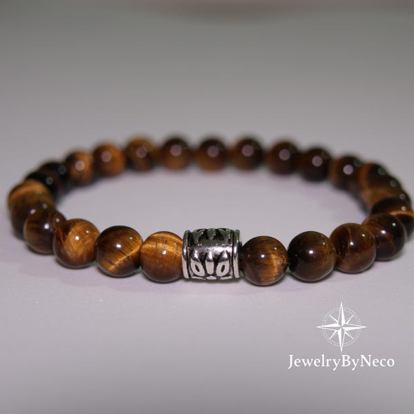 Tiger Eye Bracelet - Etsy Canada