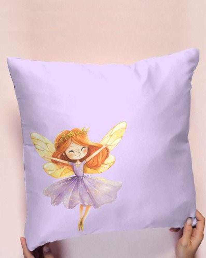 5 Ginger Fairies | Watercolor PNG Clipart | Dancing Fairy | Magical ...