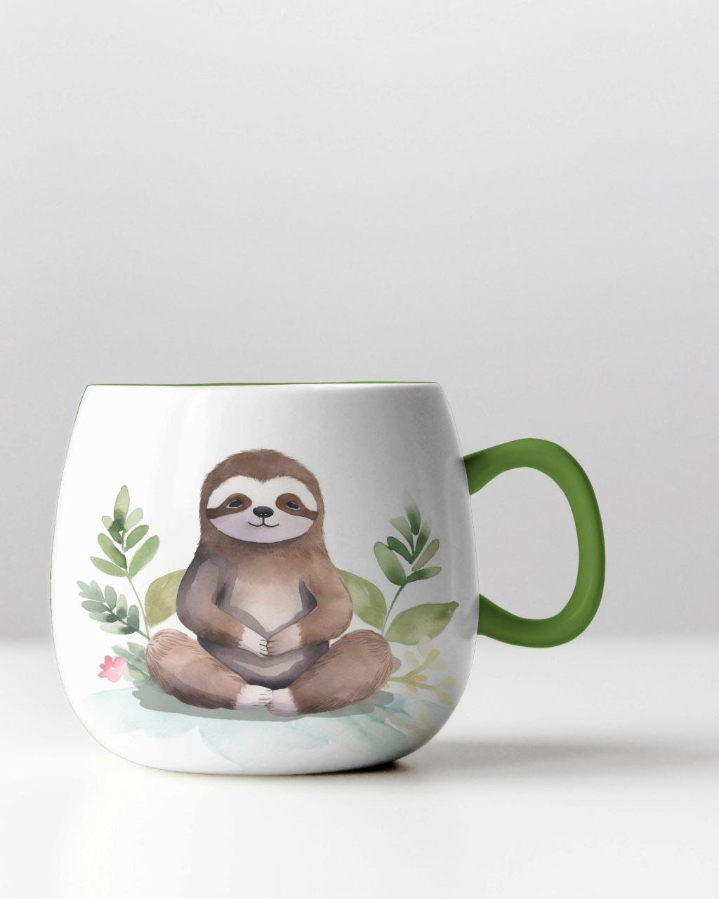 12 Watercolor Yoga Animals. PNG Clipart Bundle.(racoon, Unicorn, Fox ...