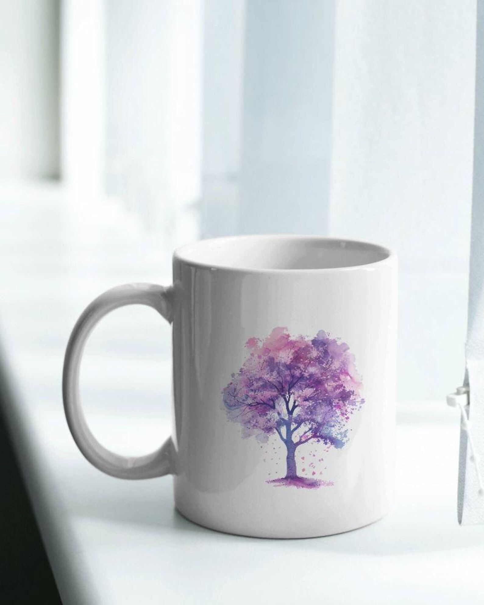 12 Jacaranda Trees | Watercolor PNG Clipart | Fairytale Purple Tree ...