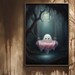Cute Ghost Print Cute Ghost Printable Victorian Gothic Cute Horror ...