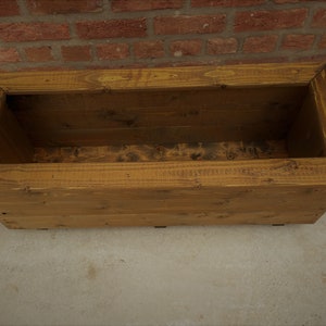 Wooden Garden Vegetable Tub Planter Trough Planter Rustic Pot Bed Box ...