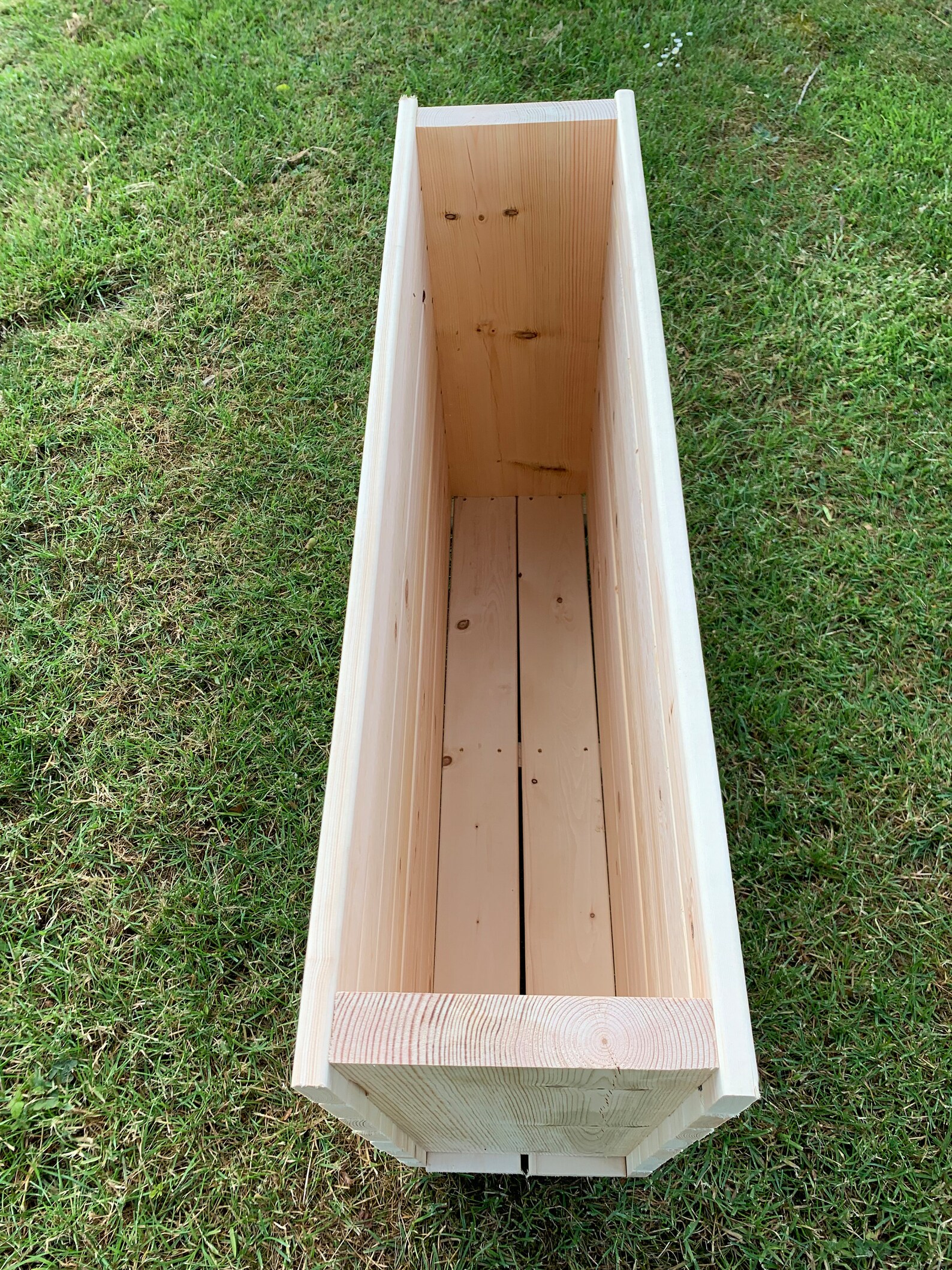 Handmade Extra High Wooden Planter Herb Box Patio Trough Plant Flower ...