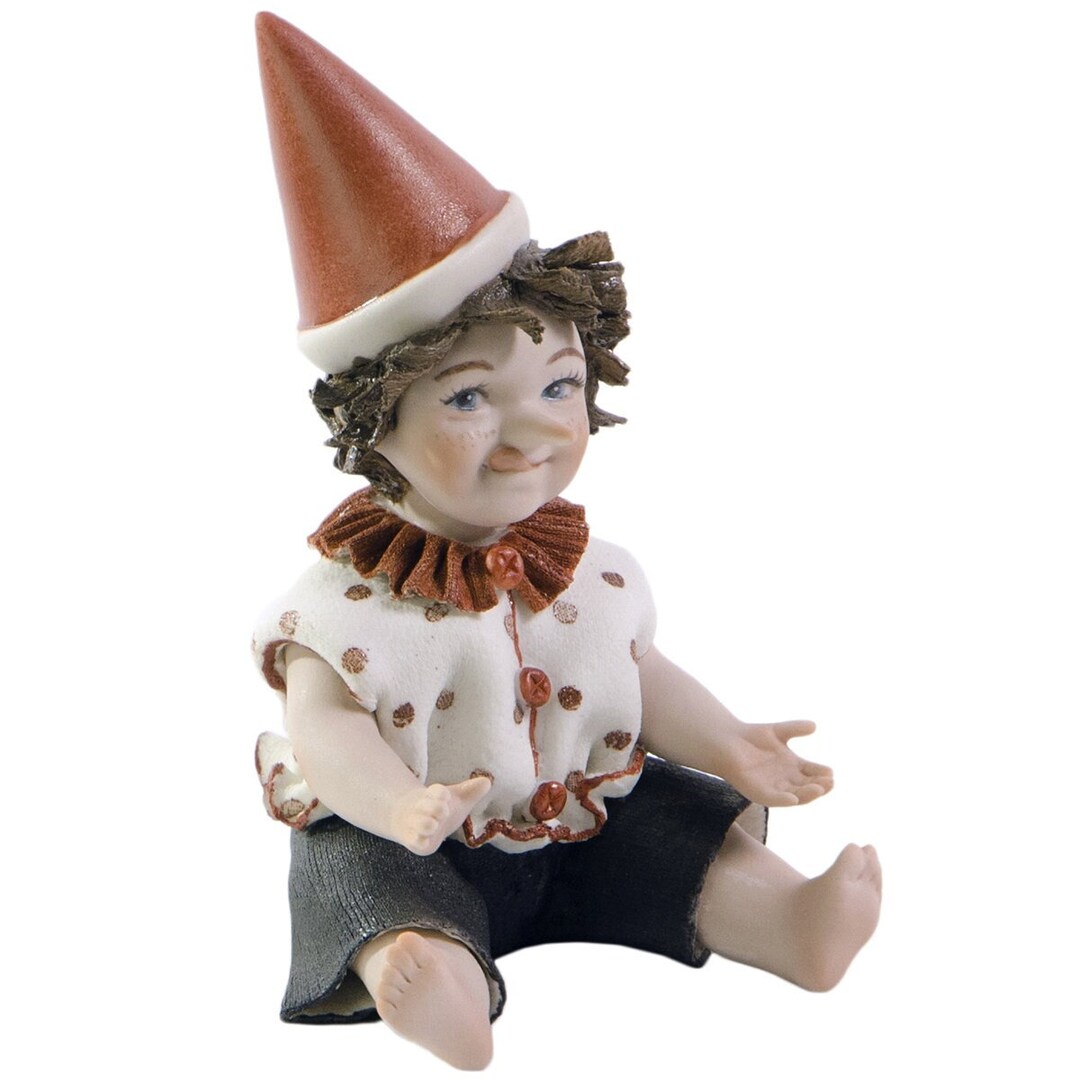 Pinocchio Porcelain Handmade Statue, Made in Italy, Porcelain Figurine ...