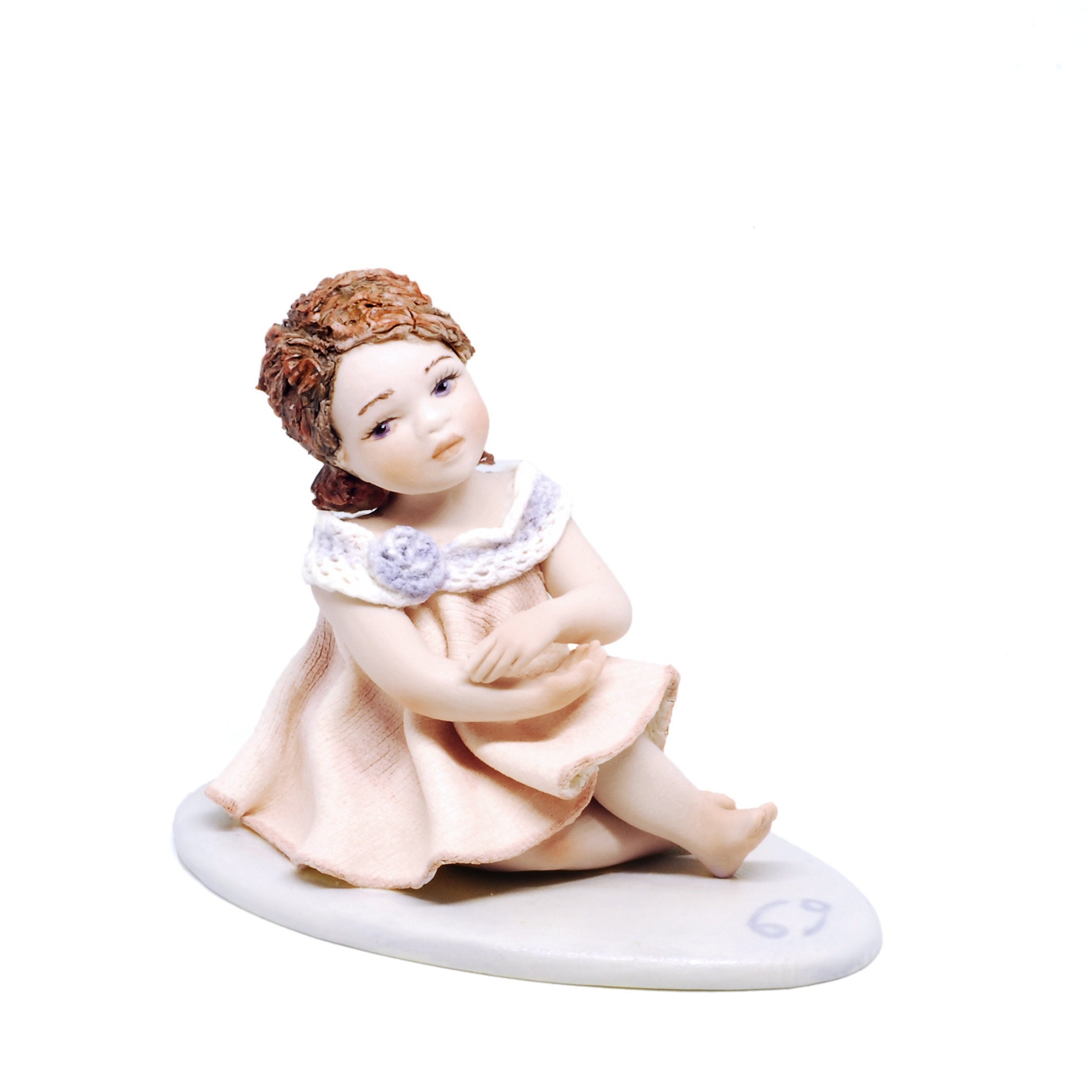 Zodiac Cancer Porcelain Handmade Statue, Made in Italy, Porcelain ...