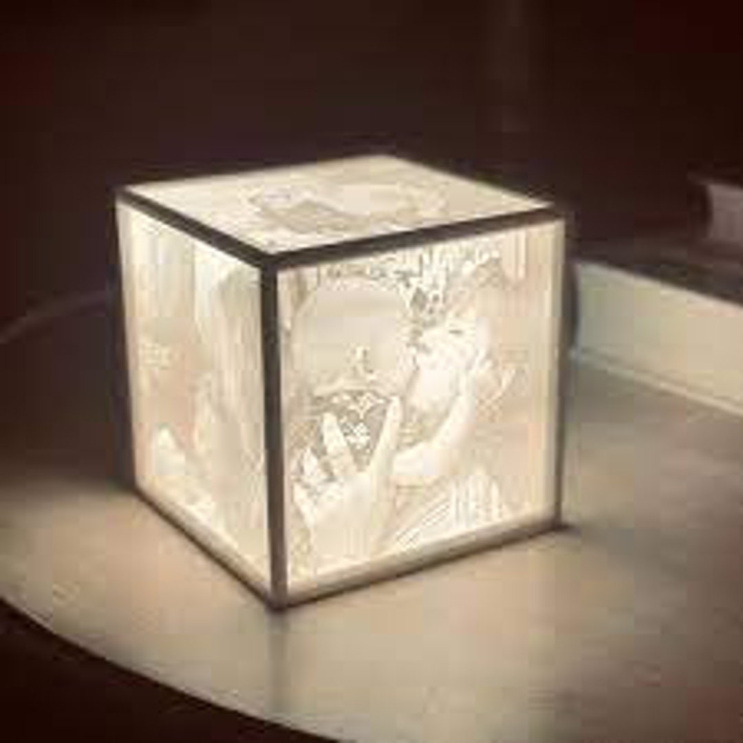 Impressive Design 3D Printed Customized Lithophane Box Print Using Eco ...
