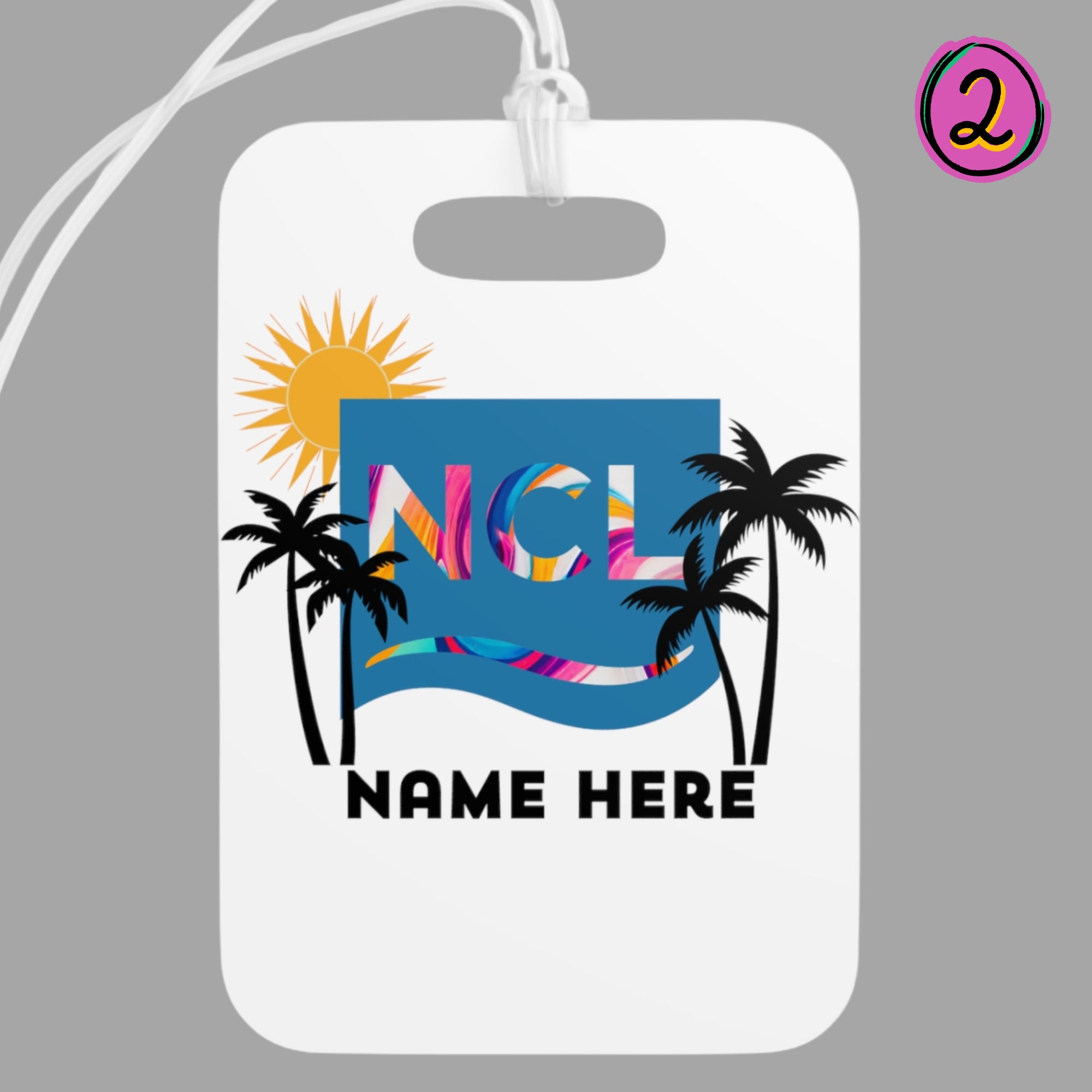 Customized NCL Luggage Tag, Travel Cruise Gift, Norwegian Cruise Line ...