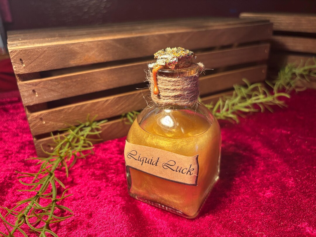 Liquid Luck Potion - Dnd Prop, Display for TTRPG, Decorated Bottle - Etsy