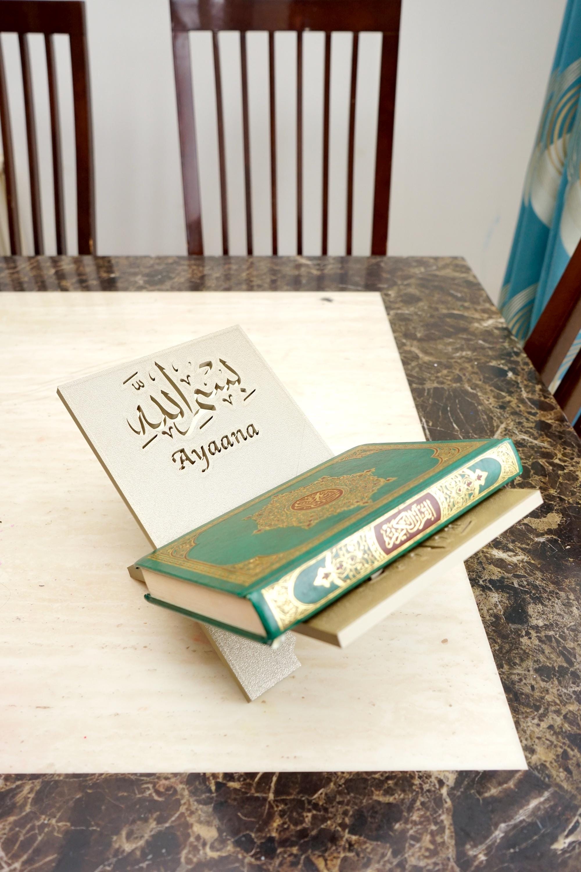 Quran Stand (rehal) – 3D Printed Islamic Prayer Stand, Modern Design ...