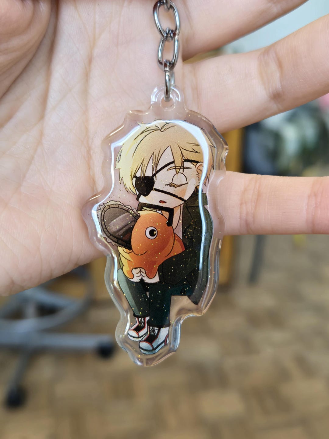 Chainsaw Man Denji&pochita Keychain! - Etsy