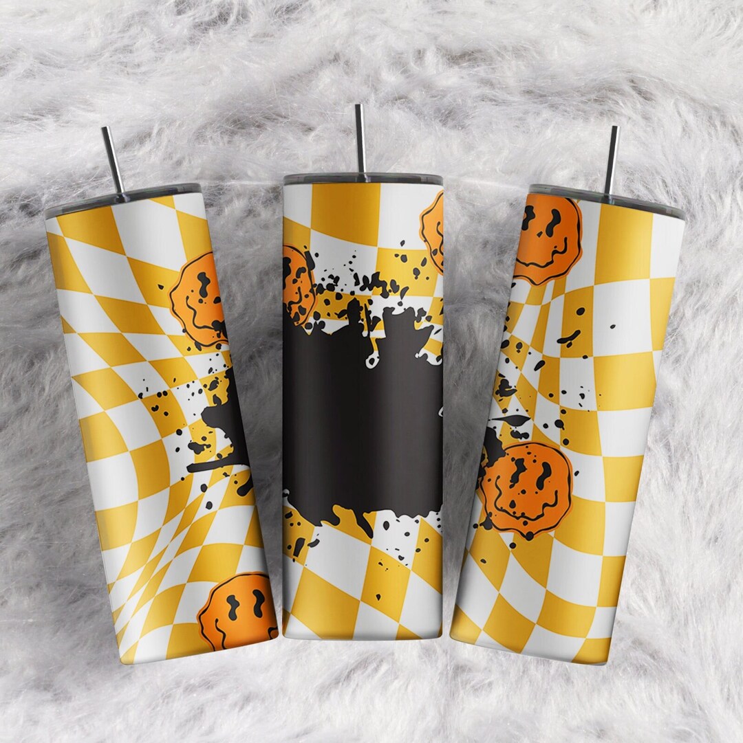 Emoji Smiley Face Add Your Name Chess Board Gold White Checkerboard ...