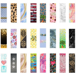 Pen Wrap Bundle #2 Custom Pens PNG Full Wrap Epoxy Pens Sublimation ...