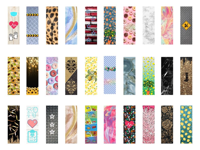 Pen Wrap Bundle #2 Custom Pens PNG Full Wrap Epoxy Pens Sublimation ...