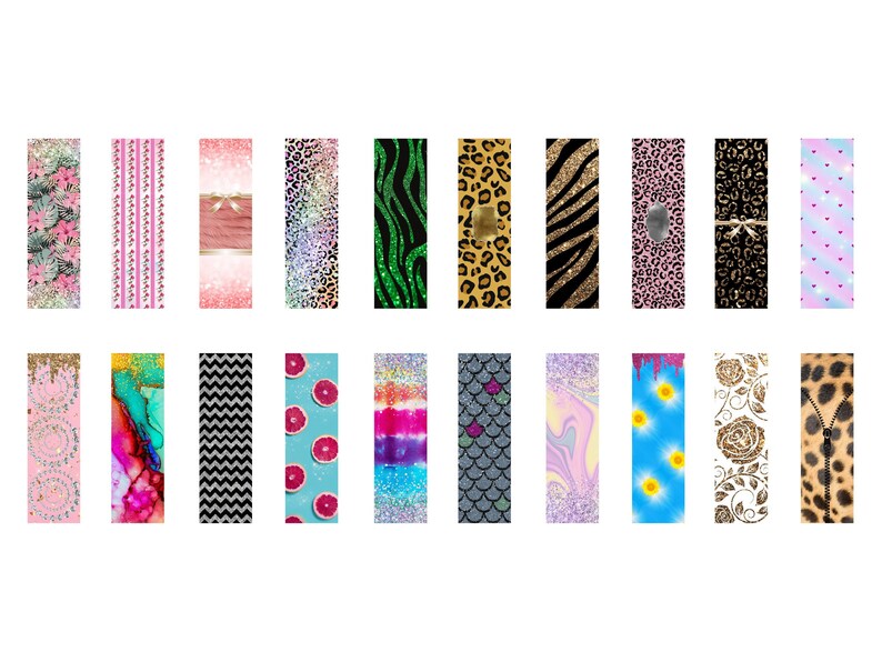 Pen Wrap Bundle 2 Custom Pens PNG Full Wrap Epoxy Pens Sublimation ...