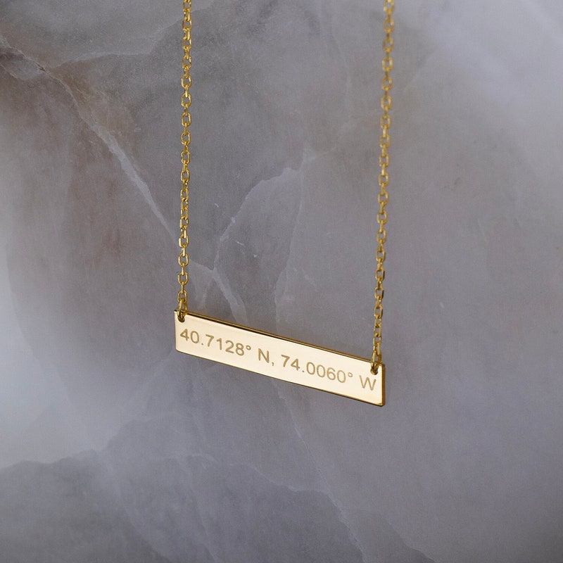 Coordinate Necklace - Etsy