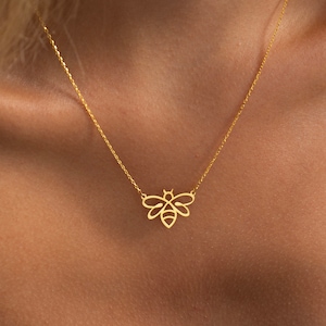 Bee Necklace - Etsy