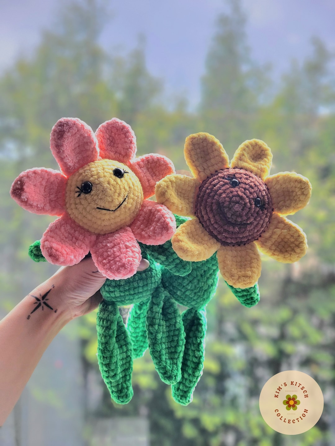 BLOOMING BUDDY: Low-sew Amigurumi Pattern (crochet Flower-pdf Download ...