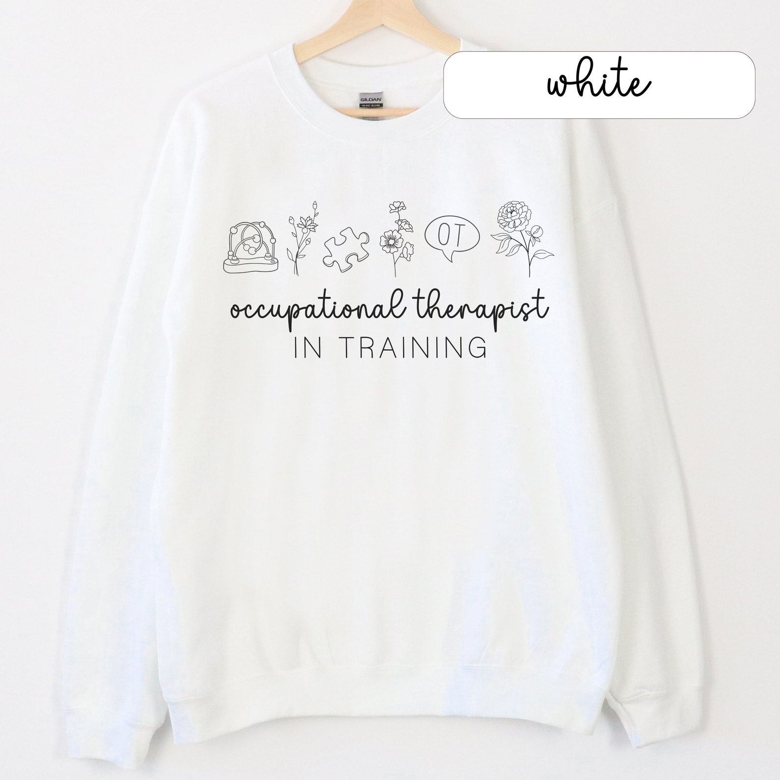Personalized Occupational Therapy Sweatshirt, Ot Graduate Gift ...