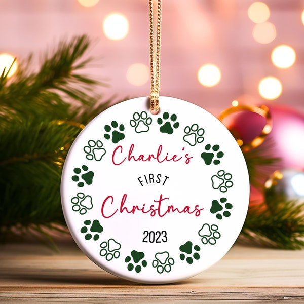 Dogs First Christmas - Etsy