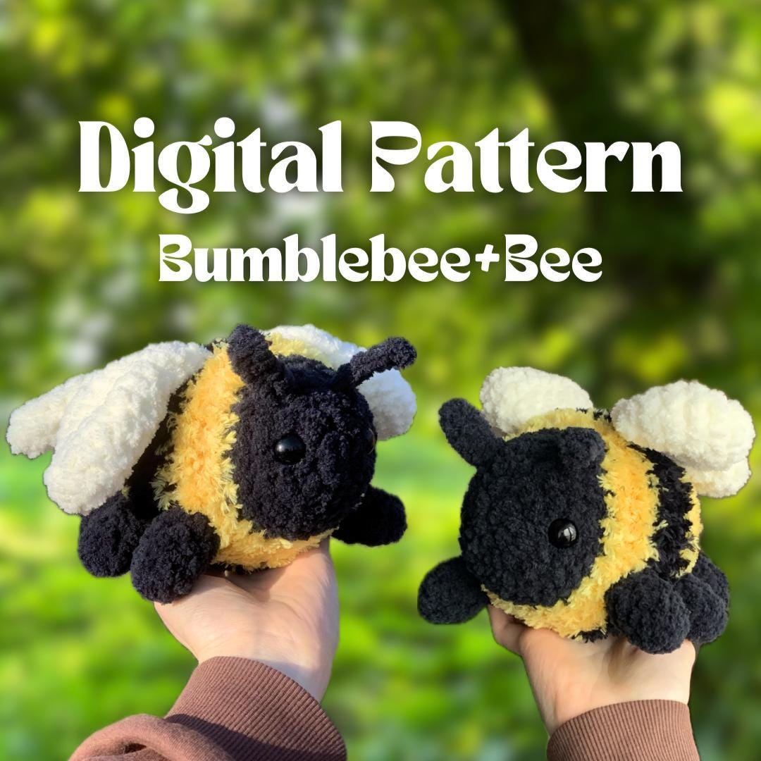 Bumblebee Crochet Pattern Bee Crochet Pattern 2 in 1 Easy Amigurumi ...